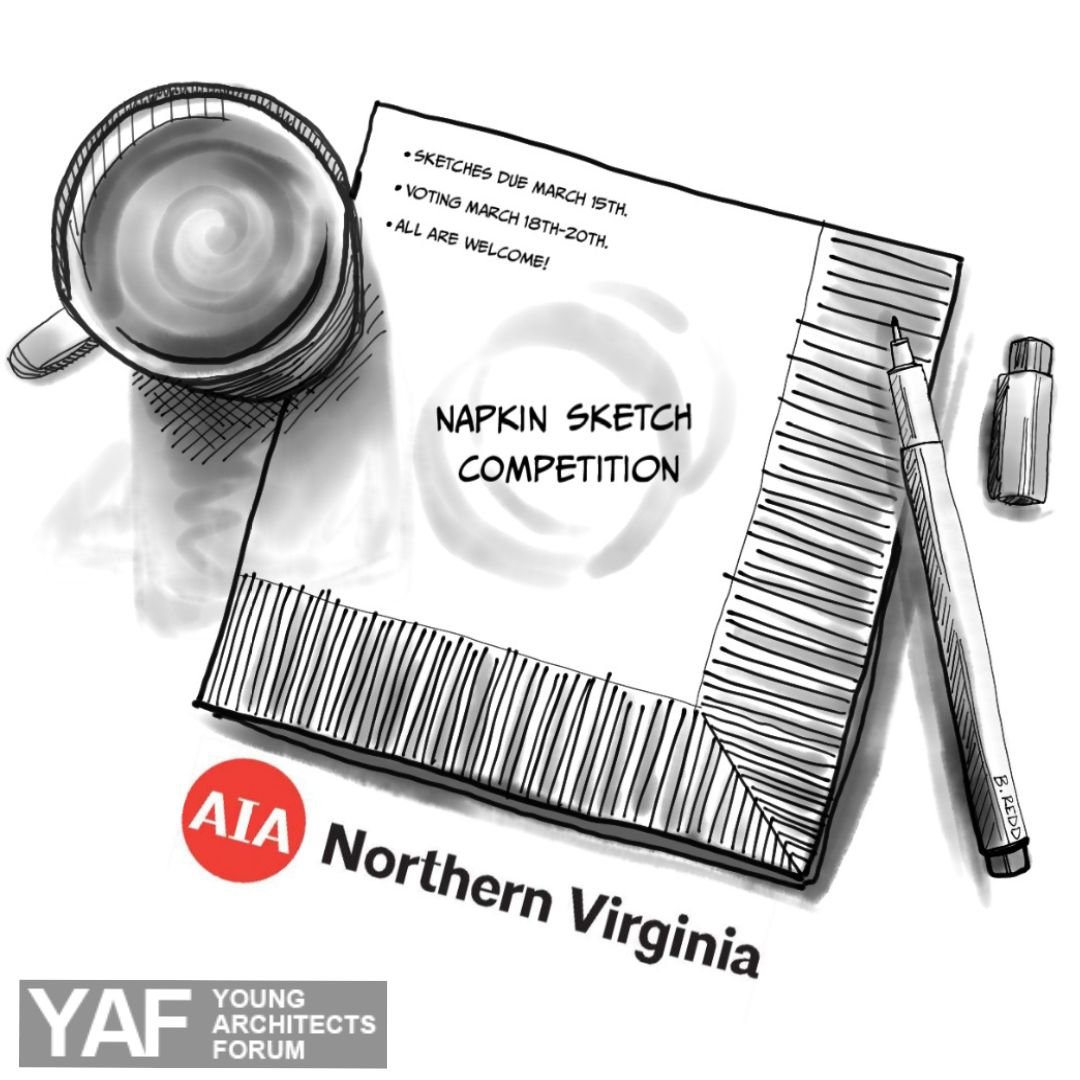 Call for Entries: March Napkin Sketching Contest - AIA Northern Virginia